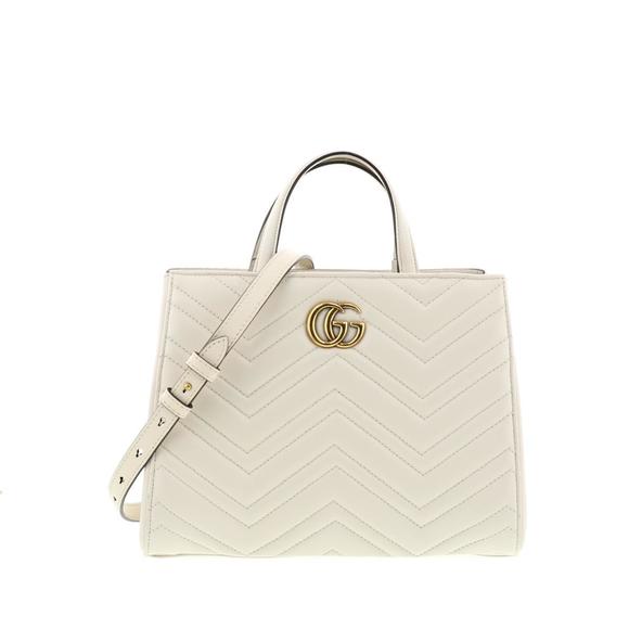Gucci | Bags | Gucci Gg Marmont 2way Bag White | Poshmark